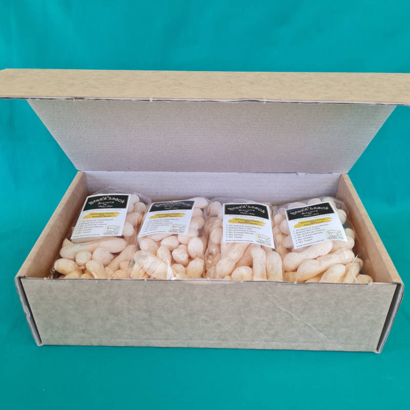 BoxFourPacks – Brazil Snack – Biscoito de Polvilho